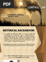 PD 984 (Providing Revision of RA 3931 - Pollution Control La | PDF ...