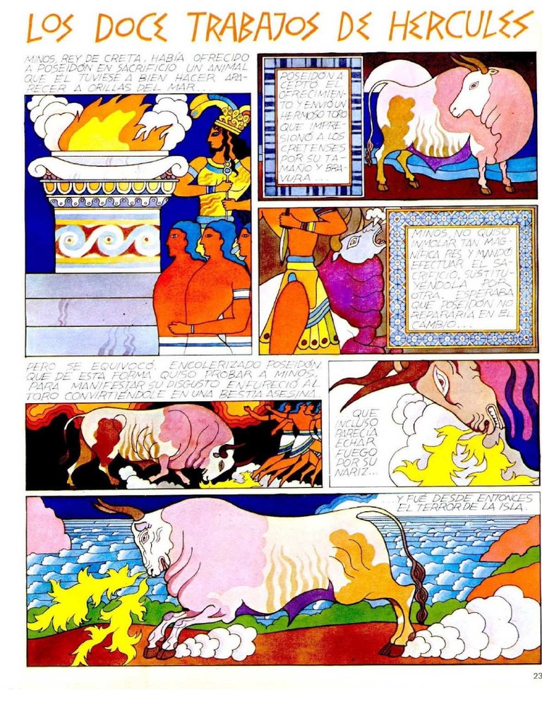 Cómic: Los Doce Trabajos de Hércules | PDF