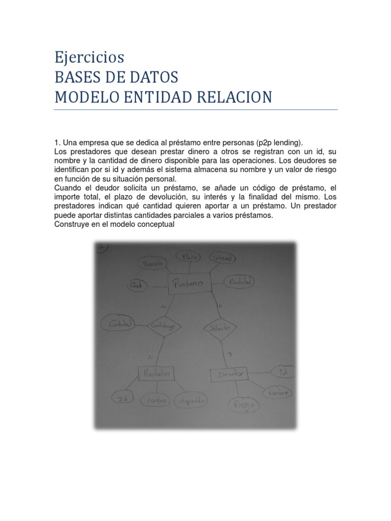 Ejercicios Modelo Entidad-Relacion | PDF | Correo electrónico | Subasta