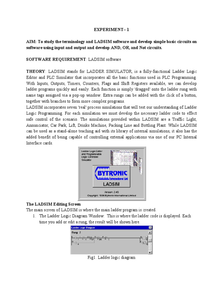 Mechatronics Lab Manual Pdf Programmable Logic Controller Relay