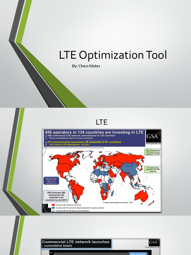 LTE Optimization Tool Presentation | PDF | Computer Networking | Wireless