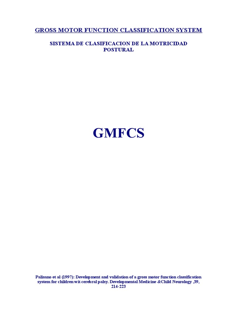 Gross Motor Function Classification System | PDF | Naturaleza