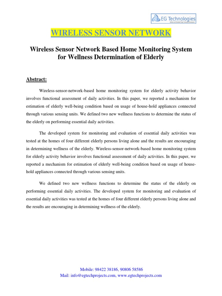 Final Year Embedded Projects | PDF | Wireless Sensor Network | Wireless Final Year Embedded Projects | PDF | Wireless Sensor Network | Wireless
