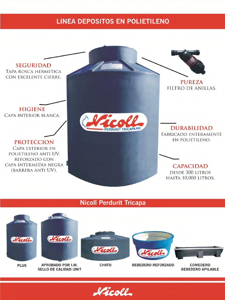 Catalogo Tanques Nicoll | PDF
