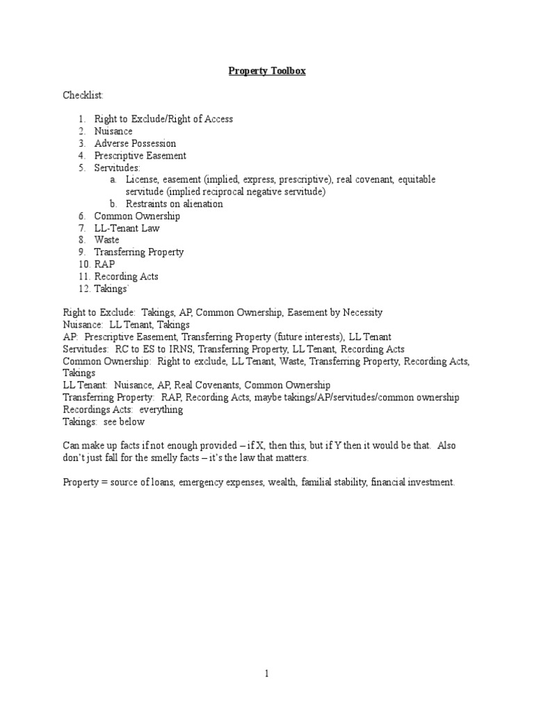 Checklist Exam | PDF