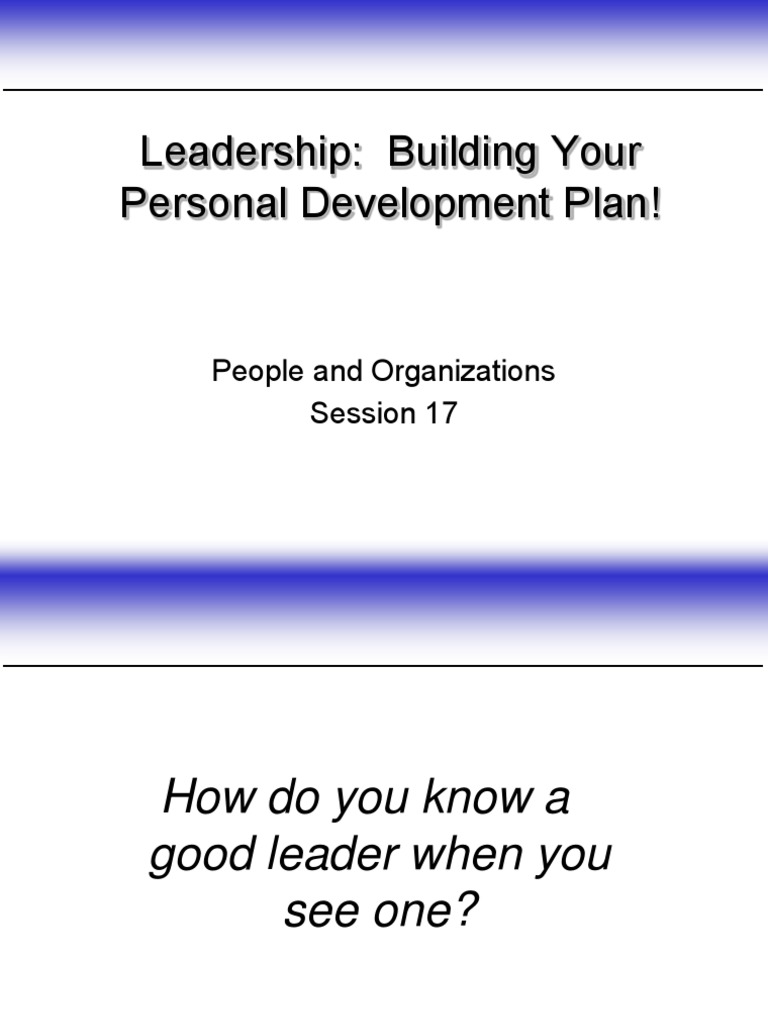 Leadership Lecture | PDF | Leadership | Competence (Human Resources)