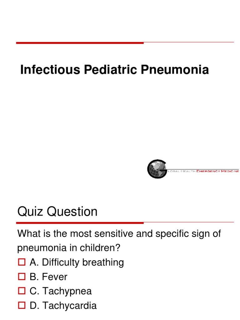 Pediatricpneumonia | PDF | Pneumonia | Epidemiology