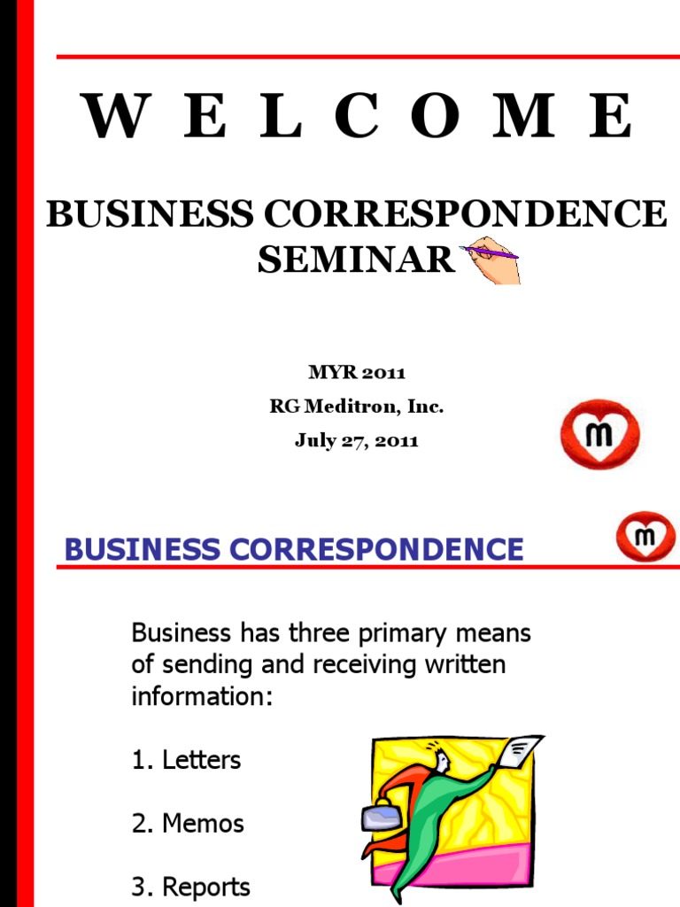 Business Correspondence | PDF | Memorandum | Written Communication