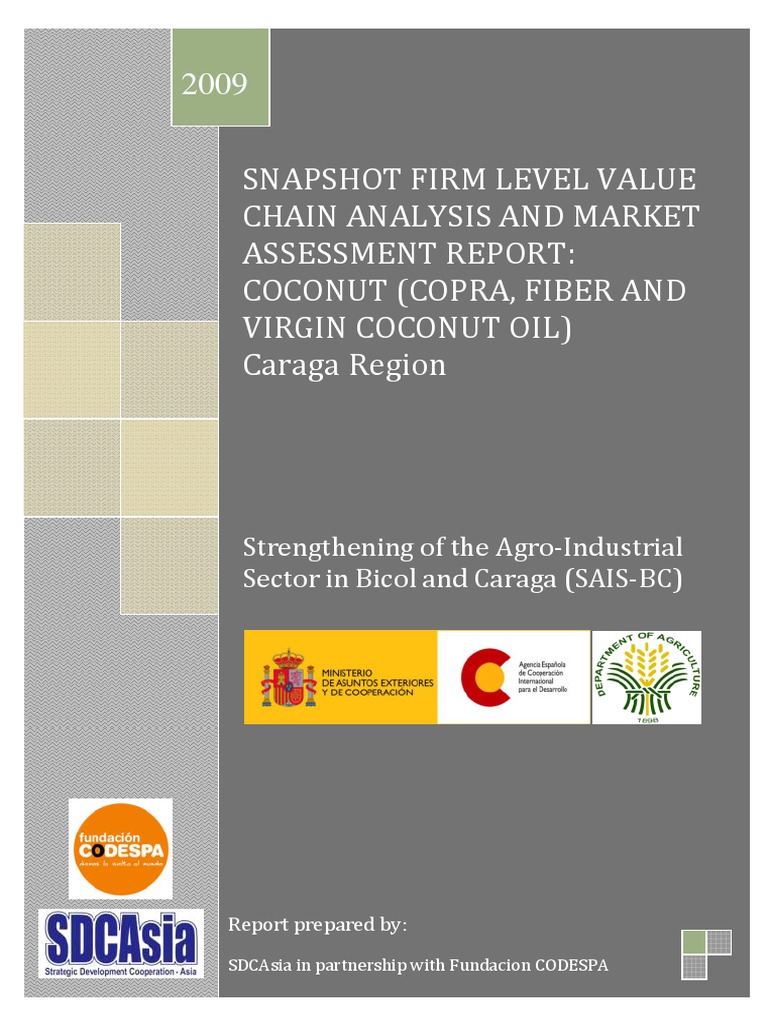 Coconut Industry Analysis in Caraga | PDF | Agriculture | Business