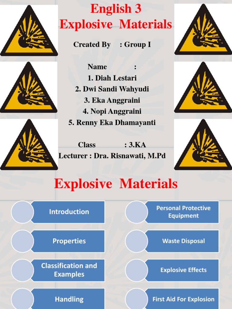 Explosive | PDF | Explosive Material | Burn