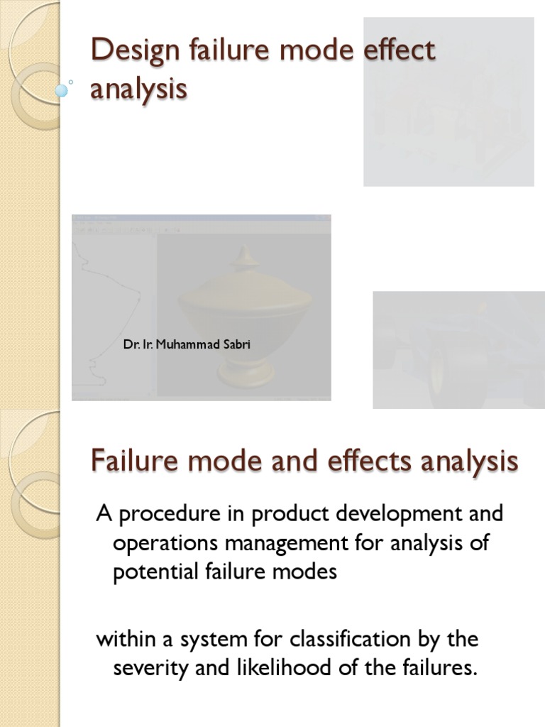 Design Failure Mode Effect Analysis FMEA | PDF | Hypothesis ...