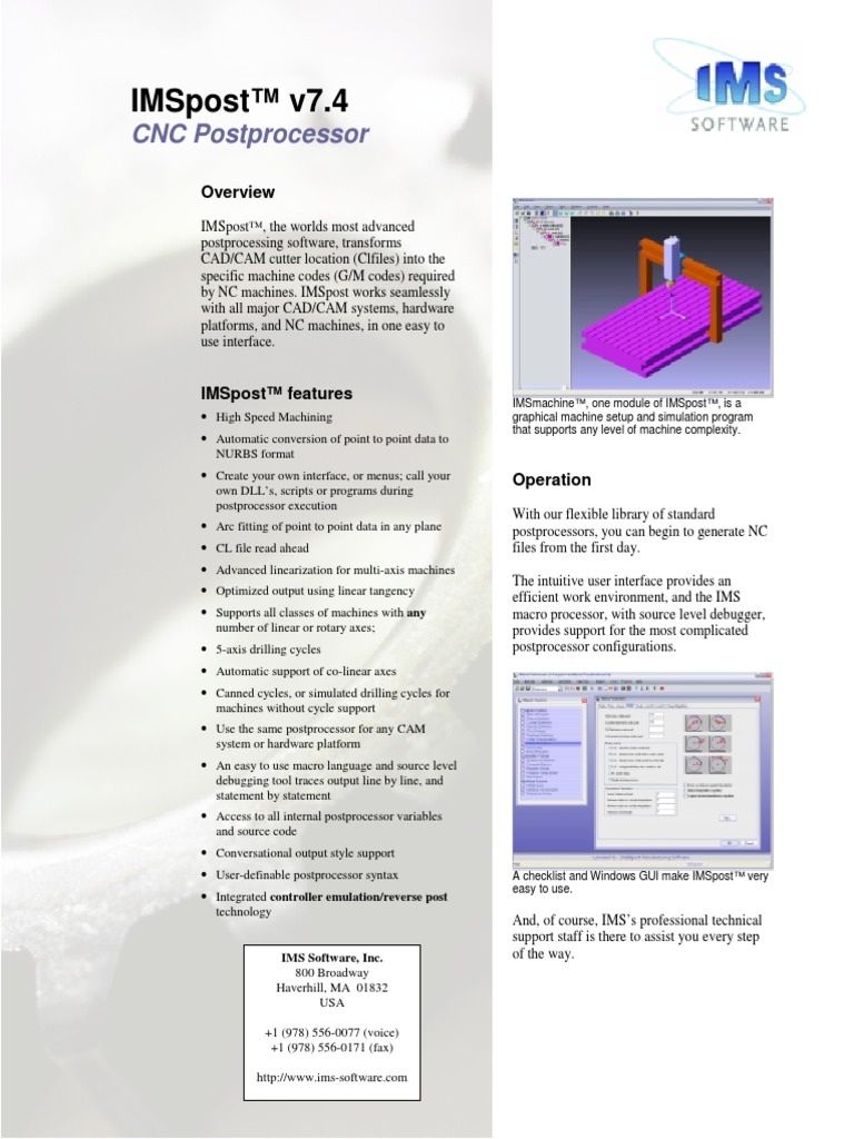 Ims Post Pro | PDF | Source Code | Computer Aided Design