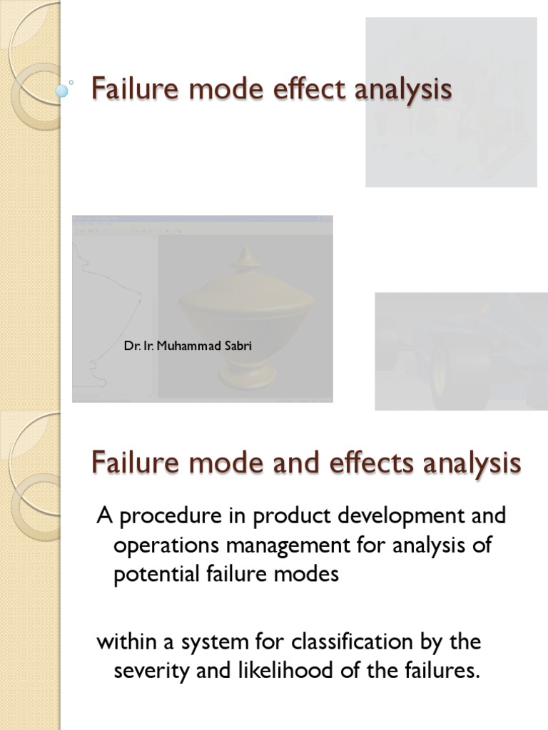Failure Mode Effect Analysis FMEA | PDF | Hypothesis | Scientific Method