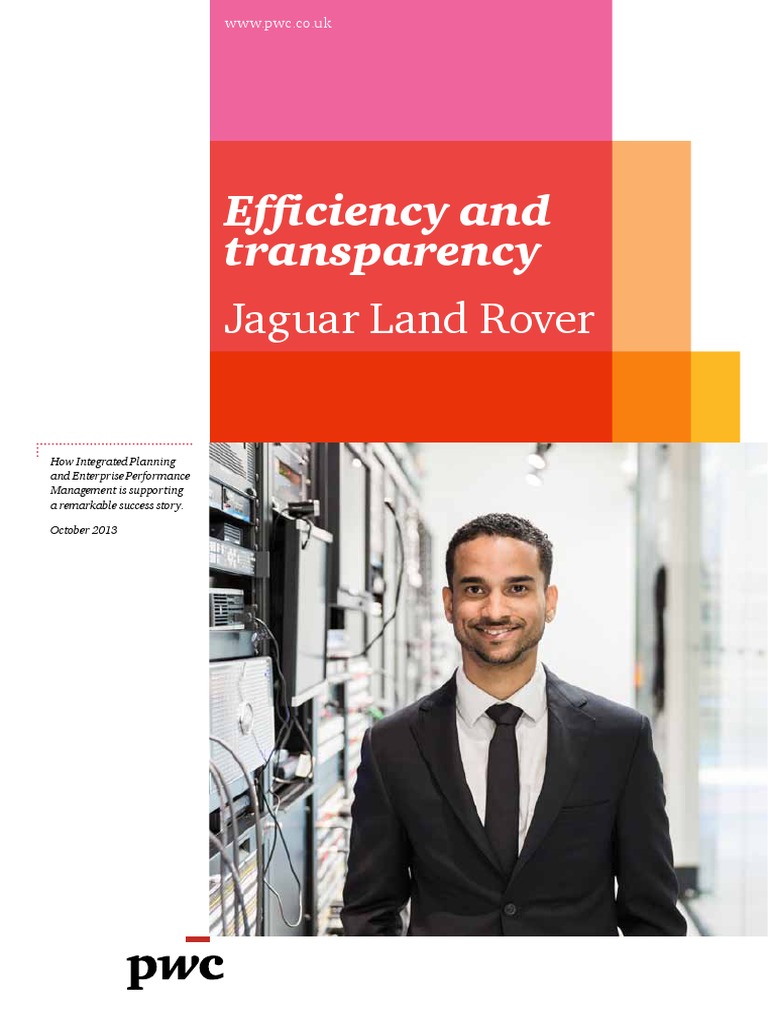 PWC Delivering Client Value Jaguar Land Rover | PDF | Profit ...