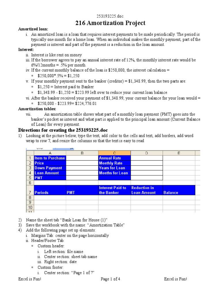 Dynamic Amortization Schedule Code | PDF | Business