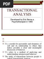Transactional Analysis Handout | PDF | Mental Health | Cognitive Science