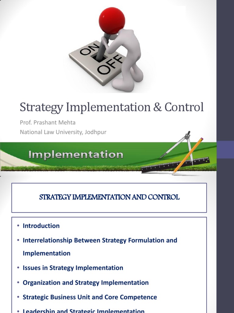 Strategy Implementation and Control | PDF | Strategic Management ...