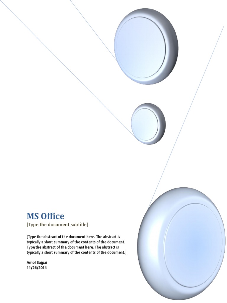 MS Office Document Formatting Guide | PDF | Page Layout | Text