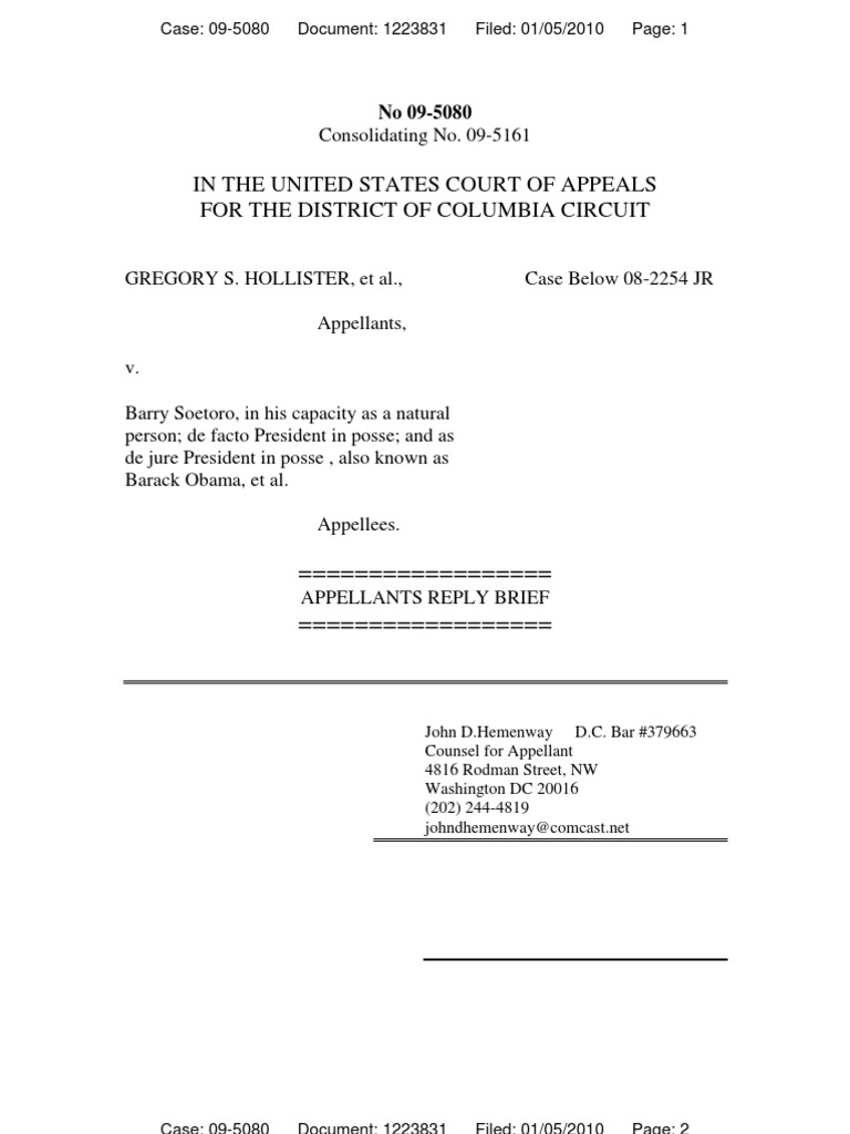 Joint Appellant Reply Brief | PDF