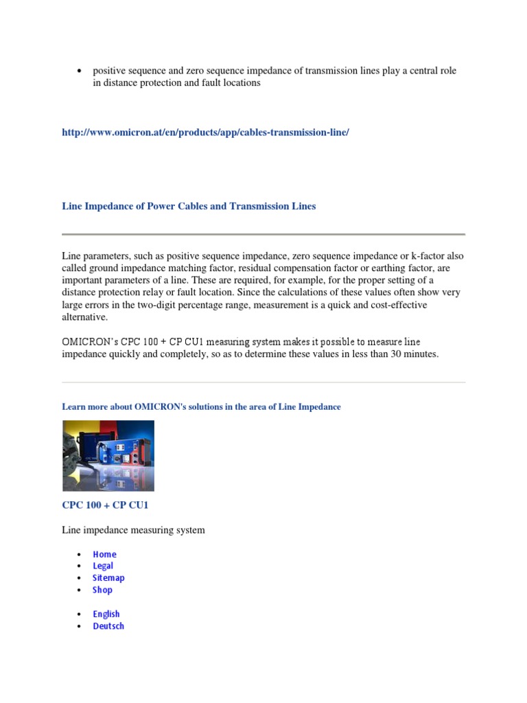 Positive Sequence and Zero Sequence Impedance of Transmission Lines ...