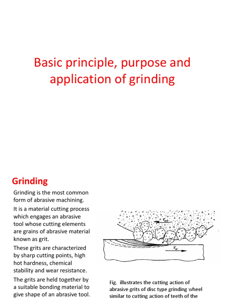 Basic of Grinding | PDF | Grinding (Abrasive Cutting) | Machining