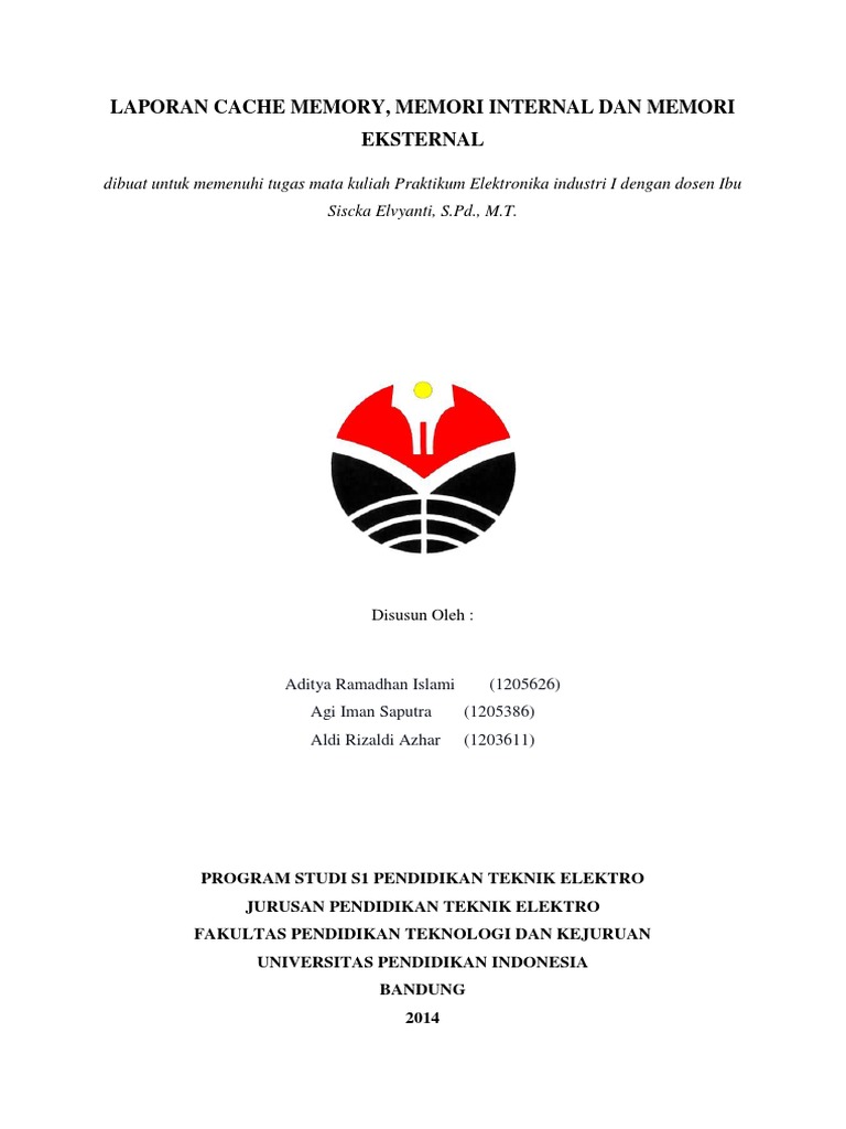 Laporan Cache Memory | PDF