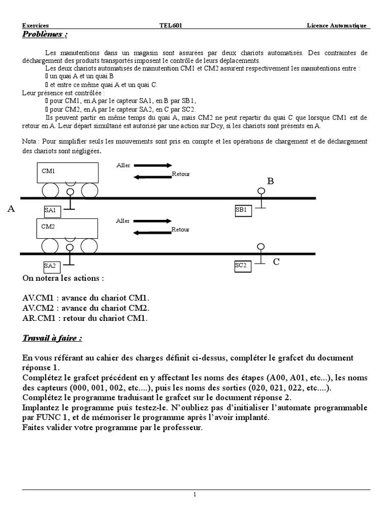 Serie Exo Automatismes | PDF | Programme informatique | Programmation