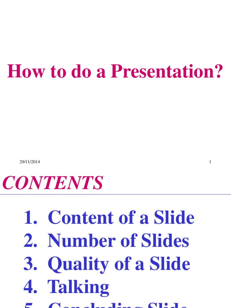How To Do A Presentation | PDF | Business | Art