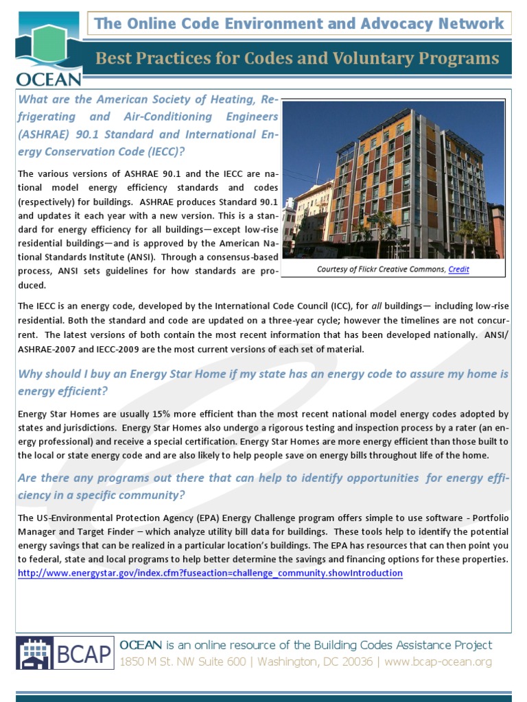 FAQ Codes Voluntary Programs | PDF | Leadership In Energy And ...
