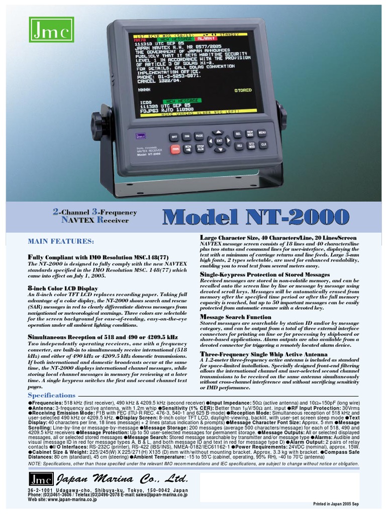 nt2000 Broshure | PDF | Electronics | Electronic Engineering