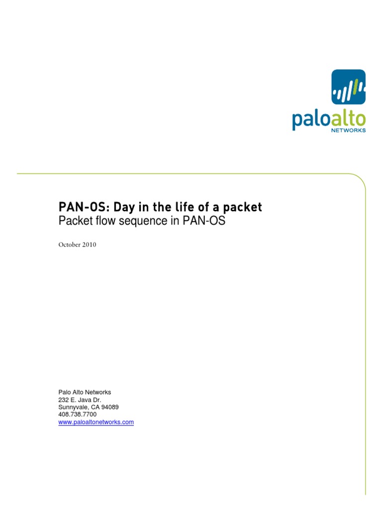 Packet Flow in Palo Alto Firewall | PDF