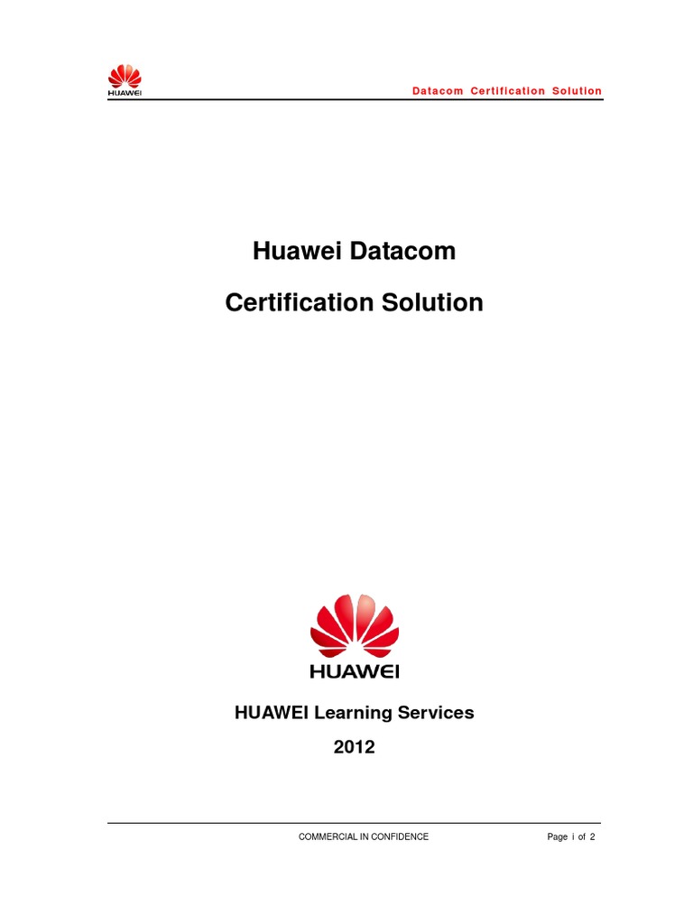 Huawei Datacom Certification Solution 3 | PDF | Ip Address | Computer ...