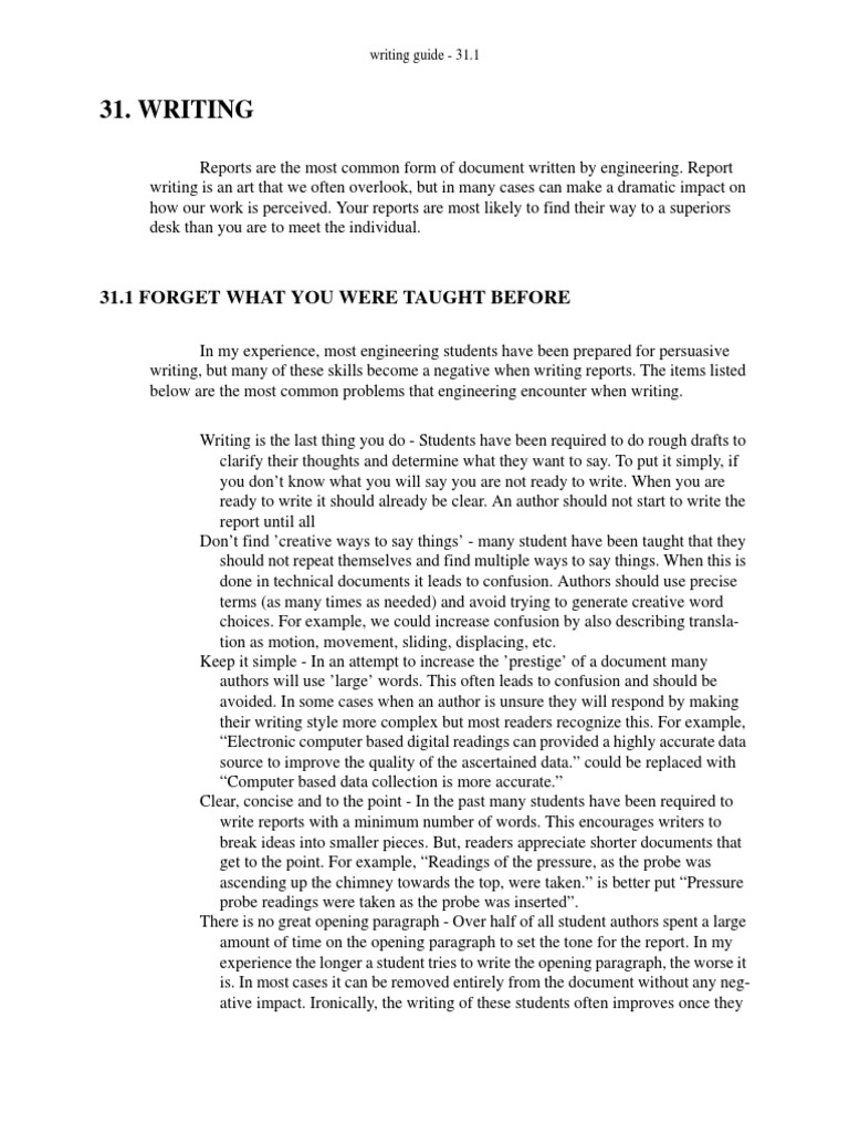 Overcoming Common Mistakes in Engineering Report Writing: A Guide to ...
