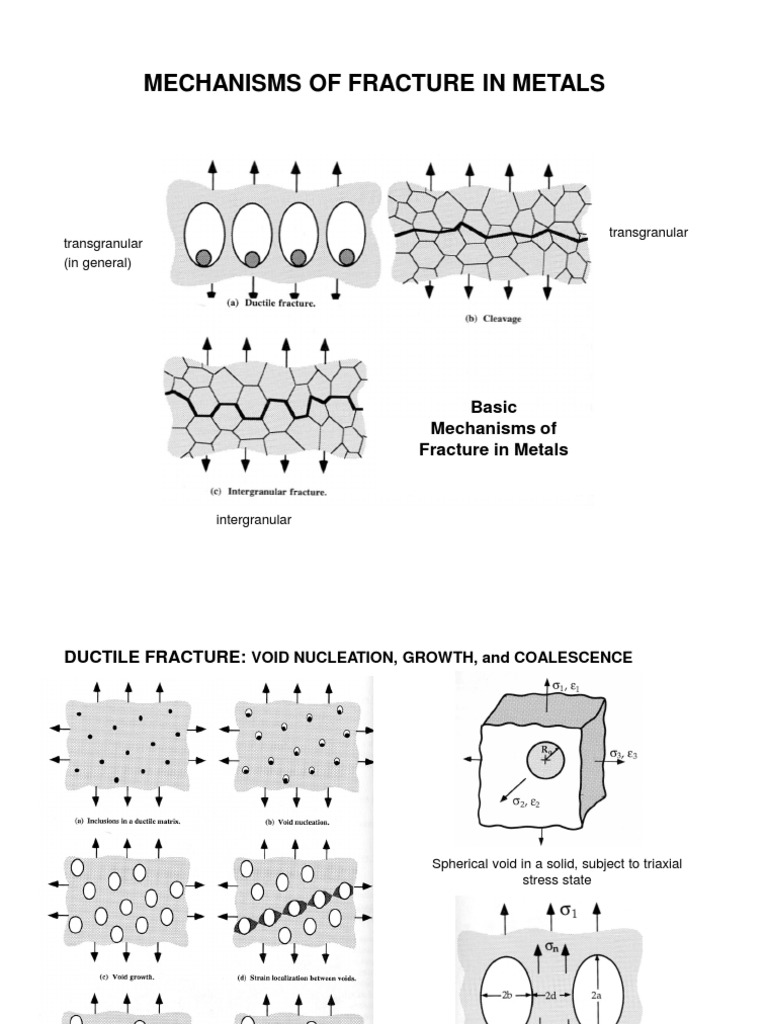 Mechanisms of Fracture in Metals | Fracture | Stress (Mechanics)