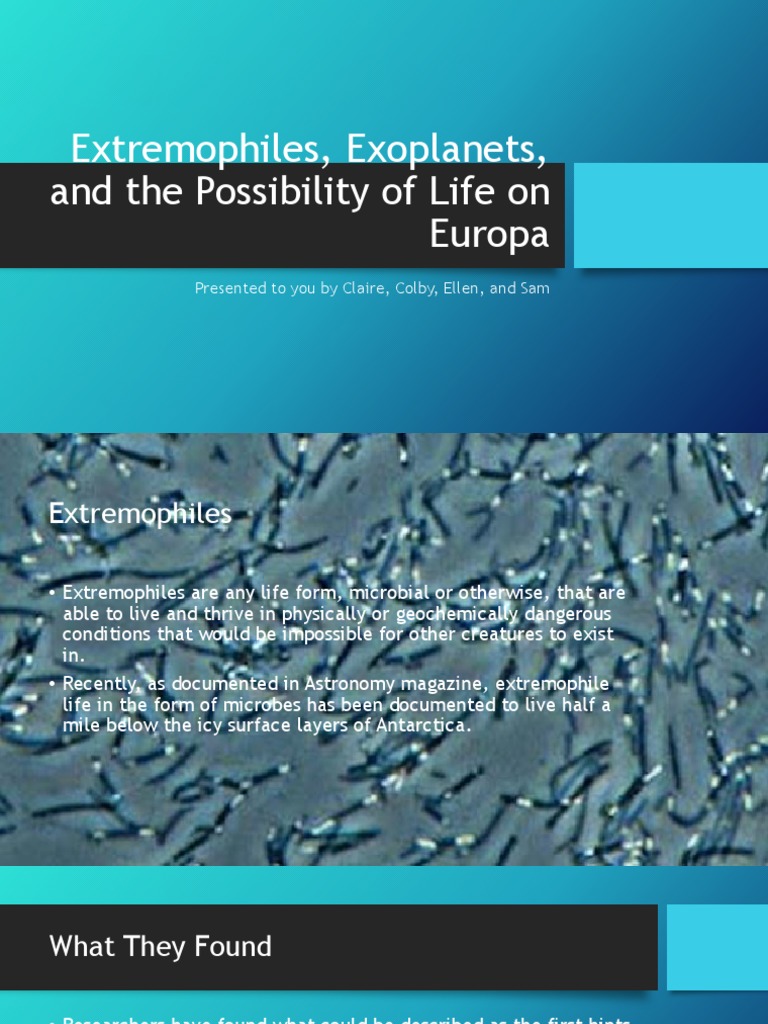 Extraplanetary Life and Exoplanets | PDF | Europa (Moon ...