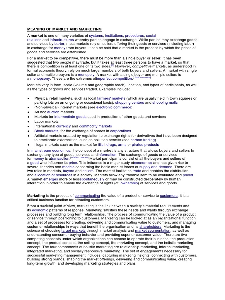 Basic Functions of Marketing | PDF | Market (Economics) | Sales