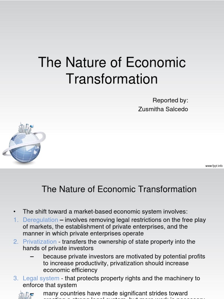 The Nature of Economic Transformation | PDF | International Business ...