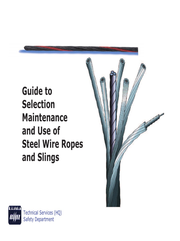 Steel Wire Ropes and Slings PDF | PDF | Rope | Wire