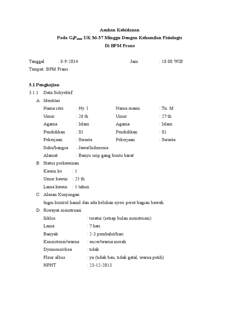 Soap Anc 2 | PDF | Kesehatan Holistik