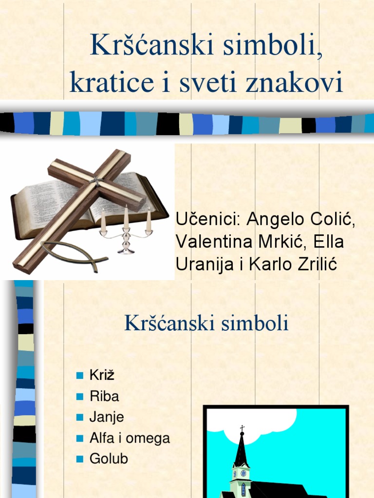 Krscanski Simboli, Kratice I Sveti Znakovi | PDF