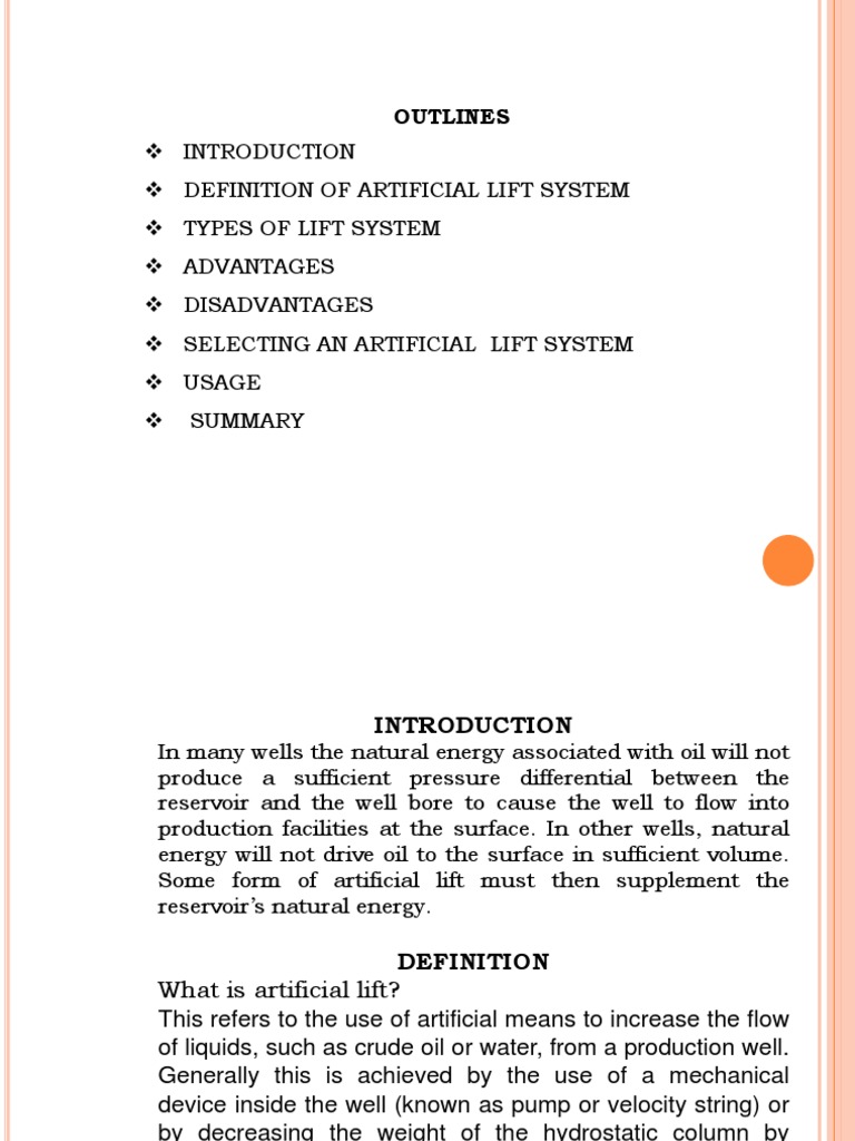 Artificial Lift | PDF | Pump | Hydraulic Engineering