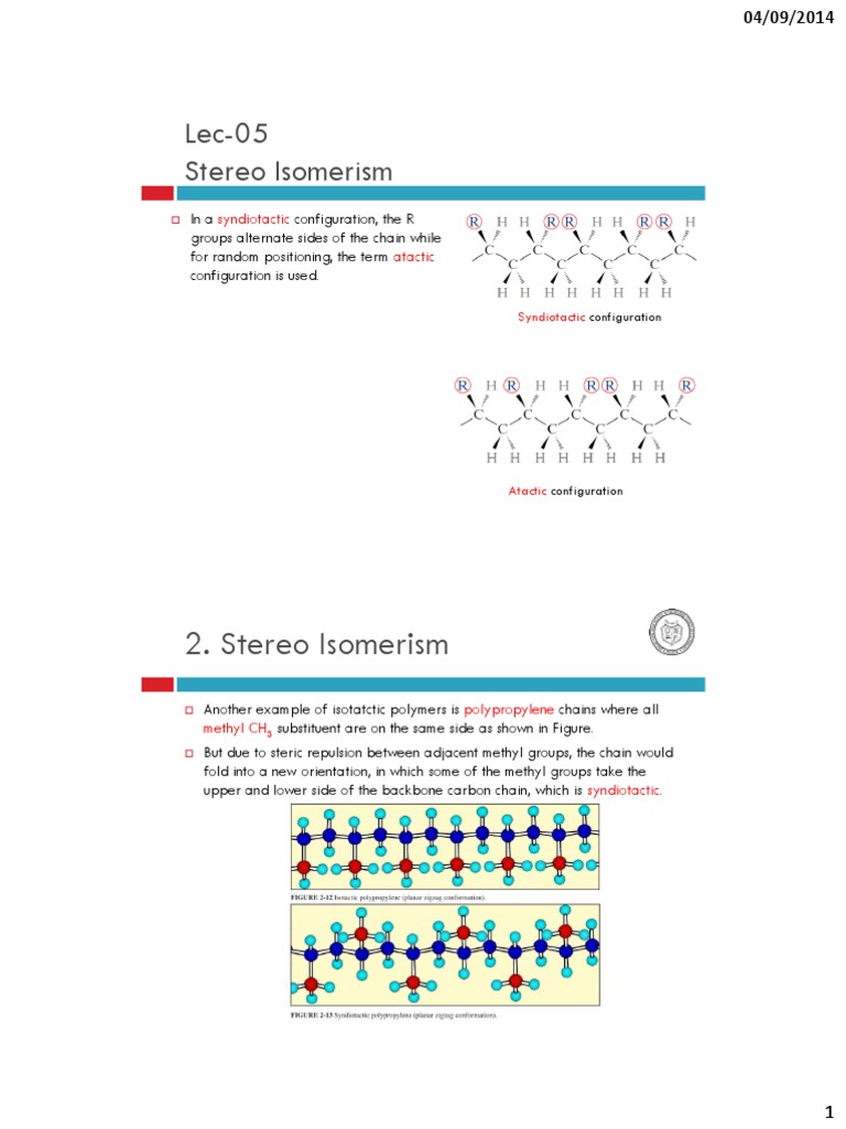 Polymer Tacticity | Polymers | Polyethylene