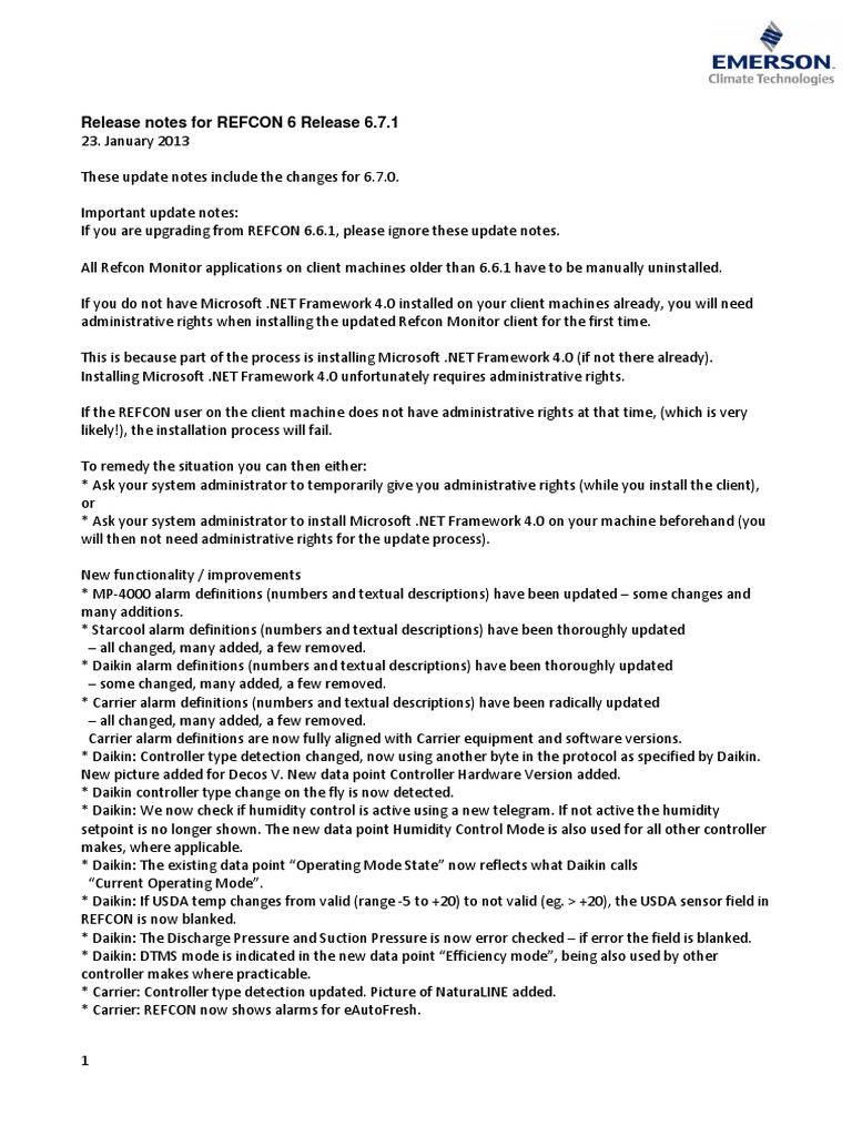 Release Notes For REFCON 6 | PDF | Device Driver | Microsoft Windows