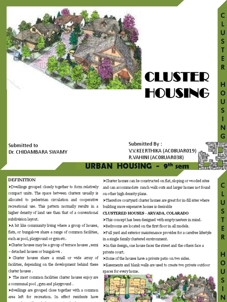 Cluster Housing | PDF | Zoning | Stormwater