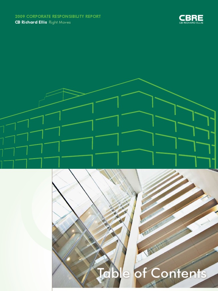 Cbre 2009 CR PDF | PDF | Leadership In Energy And Environmental Design ...