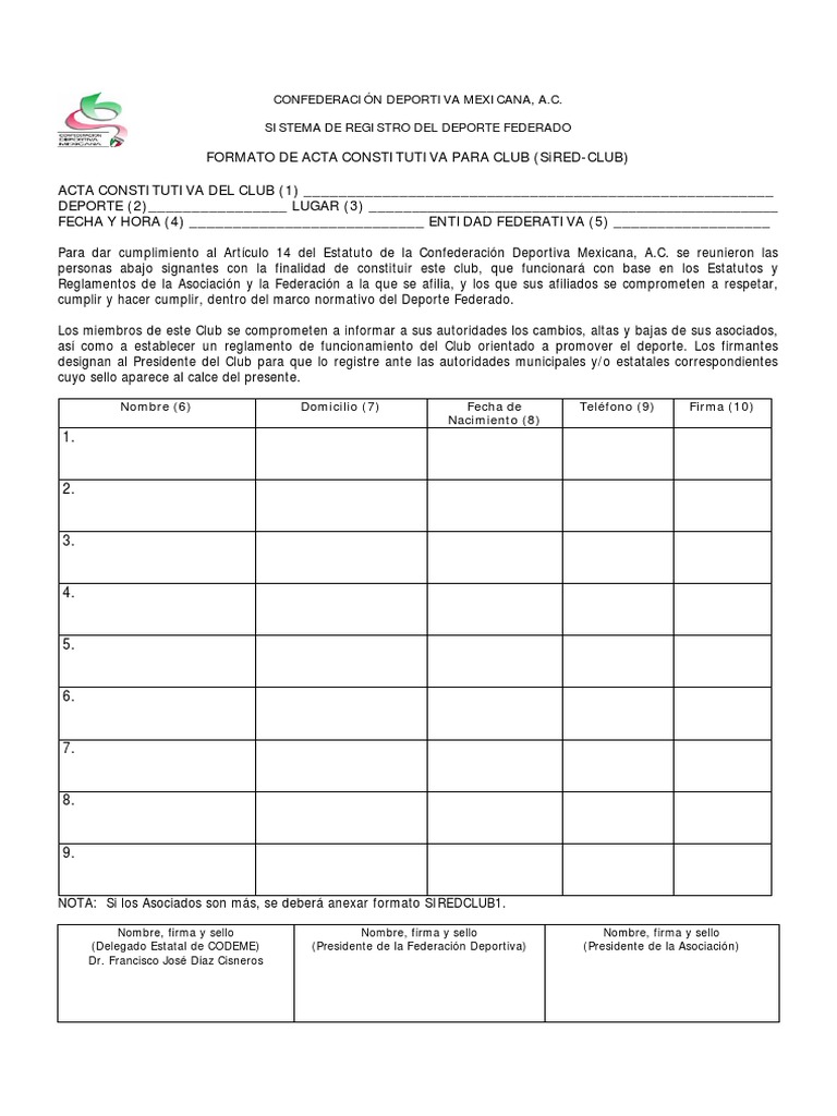 Formato Sired | PDF | México | Gobierno