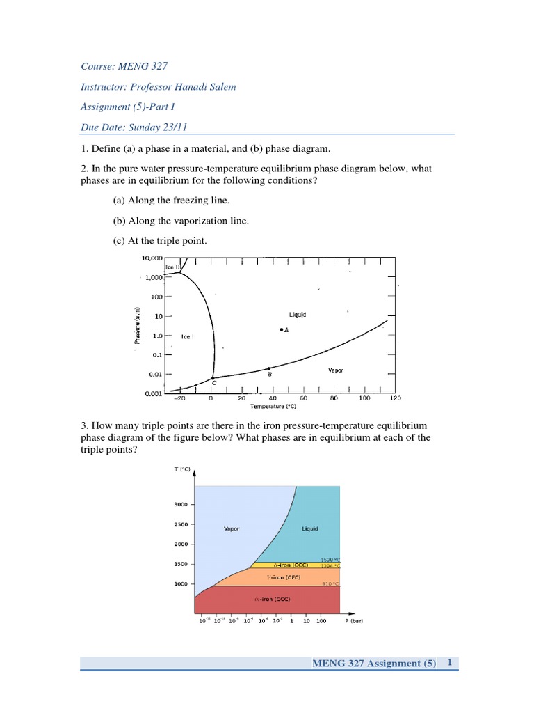 Assignment (5) - Part I | PDF | Science & Mathematics