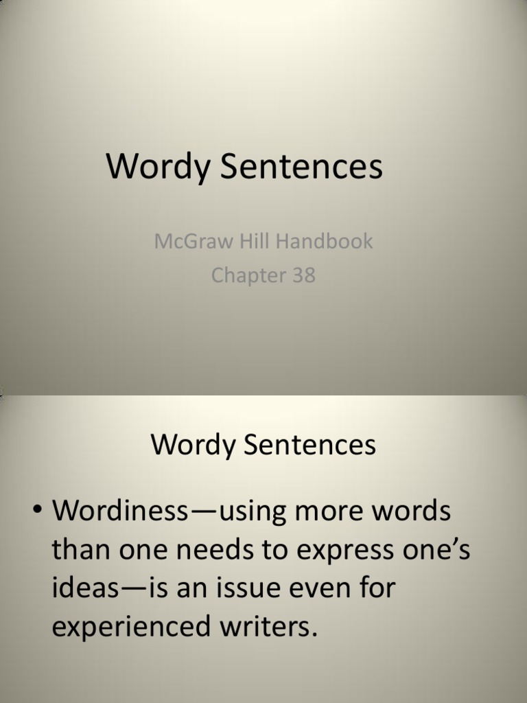 Wordy Sentences | Phrase | Clause | Free 30-day Trial | Scribd