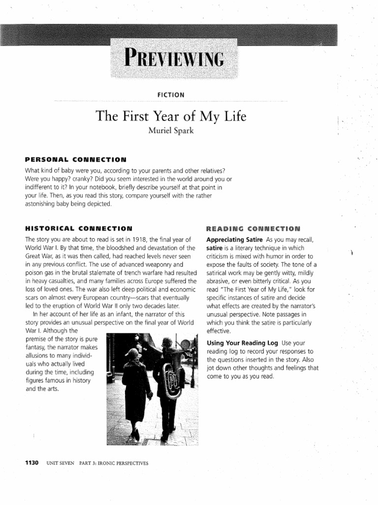 First Year of My Life Background PDF | PDF