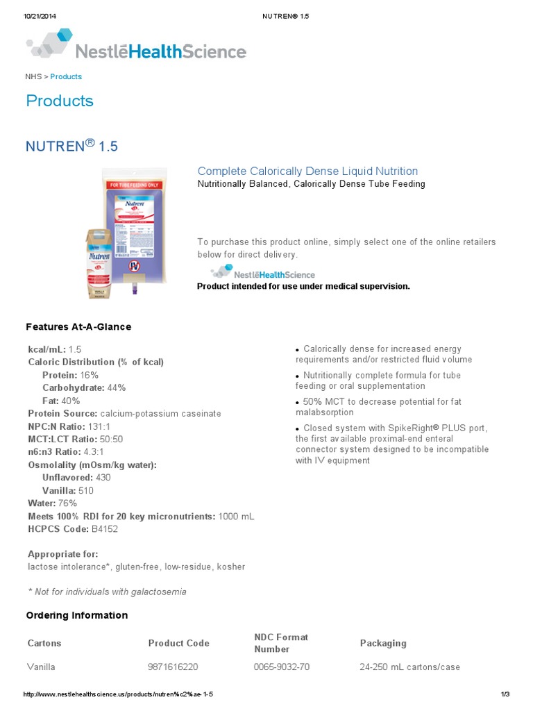 Nutren® 1,5 | PDF